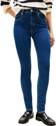 Tommy Hilfiger Damen DNM Como Rw Ww0Ww47689 Skinny, Denim (EMI), 27W x 28L