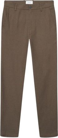Les Deux Homme, Pantalons, Brun, Taille: W30 Como Reg Houndstooth Suit Pants