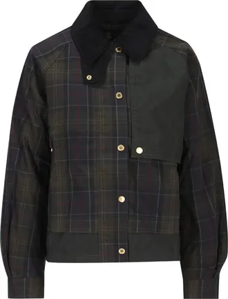 Barbour Truro Tartan-print Corduroy-collar Jacket
