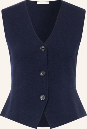 Lilienfels Lilienfels Strickweste Mit Cashmere blau