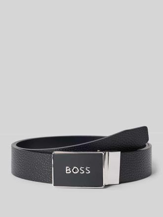 HUGO BOSS G&uuml;rtel aus echtem Leder Modell Icon