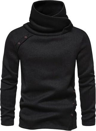Generic Pullage De Couleur Masculine Pullor À Tortuer Le Bouton De Pull À Col Roulé À Col Roulé À Col