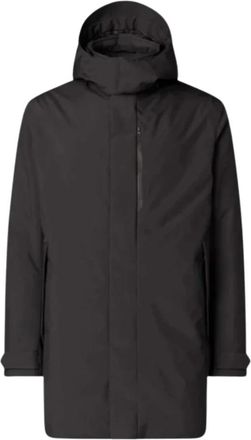 Save The Duck Homme, Manteaux, Noir, Taille: M D41584M Woltt21 Giubbotto lungo