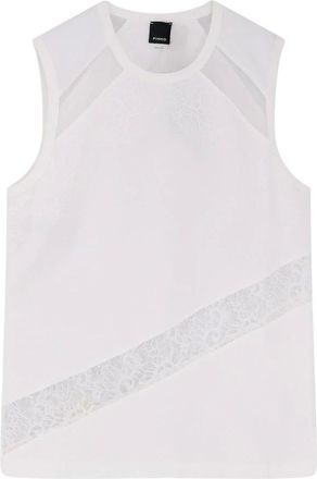 Pinko Pinko, Femme, Tops, Blanc, Taille: 36 FR Molly Tank