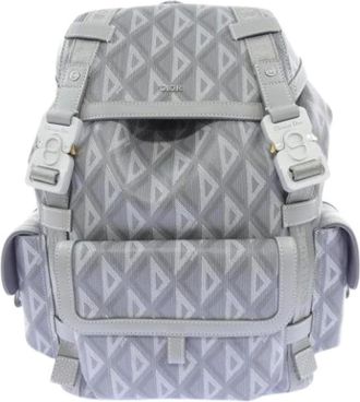 Dior Pre-owned Vintage Backpack - Homme - Pre-owned - Gris - Taille: ONE Size