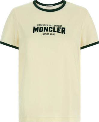 Moncler Beiges Baumwoll-T-Shirt