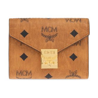 MCM Wallet With Logo - - Accessories - unisex - Braun - ONE SIZE