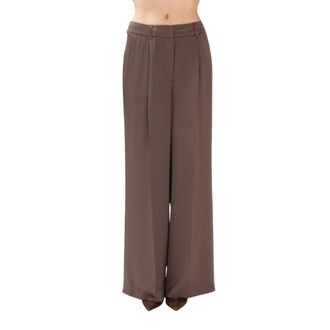 PESERICO Damen, Hosen, Braun, LGr&ouml;&szlig;e