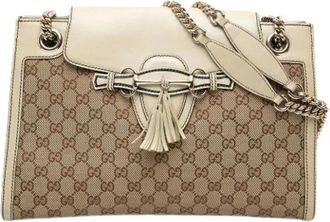 Gucci Pre-owned Emily Shoulder Bag - Femme - Pre-owned - Beige - Taille: ONE Size