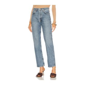 A Gold E Vintage High Rise Gerades Jeans - - Jeans - Damen - Blau - W24