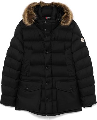 Moncler Mittellange Clunye Kapuzenjacke - Schwarz