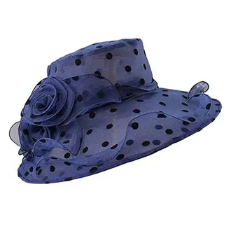 Generic Chapeau de soleil en maille pour printemps et &eacute;t&eacute; - Chapeau &agrave; large bord pour femme - Temp&eacute;rament - Robe de mari&eacute;e - Chapeau de soleil - Visi&egrave;re de pl