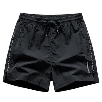 Generic Short pour homme - Design europ&eacute;en uni - Coutures lat&eacute;rales &eacute;lastiques et respirantes - S&eacute;chage rapide - D&eacute;contract&eacute; - Confortable - Fitness - Sport, 