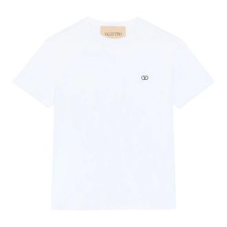 Valentino VLogo T-Shirt - - Tops - Herren - Wei&szlig; - S