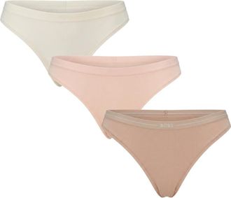 HUGO BOSS Femme, Sous-v&ecirc;tements, Multicolore, Taille: 46 FR 3P Thong