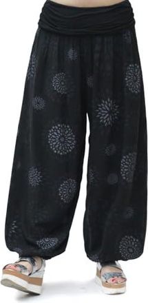 Glamexx24 Pantalon Harem Femme Décontractés Soft Sarouel Legers Sport Pants pour Yoga Pilates Hippie Fitness Danse Ete Plage