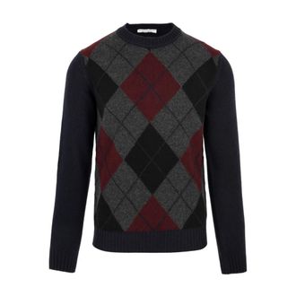 FILIPPO DE LAURENTIIS Y23127 008 Rombi Grigio Pullover - - Knitwear - Herren - Grau - M