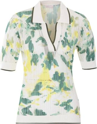 Liu Jo Femme, Tops, Multicolore, Taille: 42 FR T-shirt col V