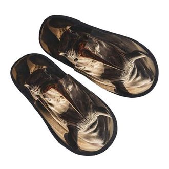 Generic Rhinoc&eacute;ros En Col&egrave;re Femme Homme Pantoufles Doux Slippers L&eacute;g&egrave;res Chaussons Pour Maison Ext&eacute;rieur Hiver M