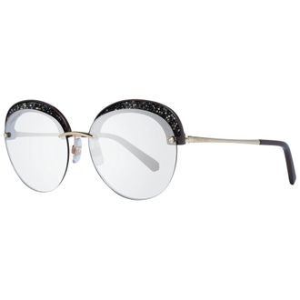 Swarovski Runde Sonnenbrille - - Accessories - Damen - Schwarzk - ONE SIZE