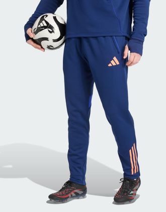 adidas adidas Performance - Tiro 25 Competition - Pantalon dhiver - Bleu foncé/orange