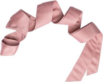 Maya Womens Belt Ladies Satin Sash Waist Tie Ribbon Bow Accessory for Bridesmaids Bridal Wedding Prom Evening Occasion, Vintage Rose, S-M Womens