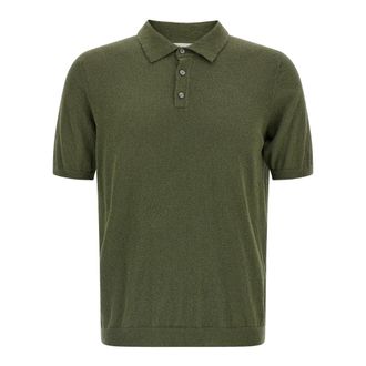 Roberto Collina Spongy Cotton Polo Shirt - - Tops - Herren - Gr&uuml;n - 2XL