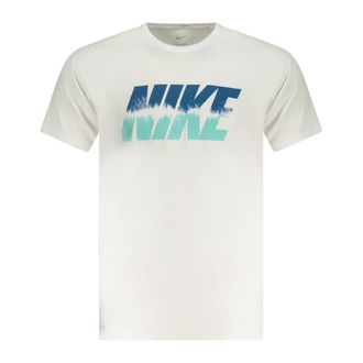 Nike Homme, Sport, Blanc, Taille: M T-Shirt Technique &agrave; Manches Courtes