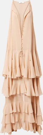 Chloé Chloé Maxikleid aus Seiden-Georgette