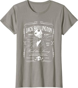 Disney Nightmare Before Christmas Jack Skellington Label T-Shirt