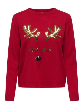 Only Onlxmas Shine Ls Oneck KNT