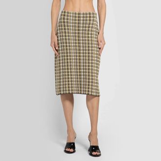Bottega Veneta Check Jacquard Midi Skirt