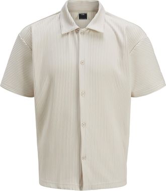 Jack & Jones Jcointerlude Plisse Shirt Ss