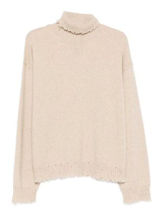 Uma Wang Pull Col Rond - Beige