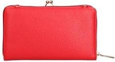 Pierre Cardin Portefeuille pour femme Polyur&eacute;thane en polyur&eacute;thane 19x11x4 cm 1239-GN46, rouge, Taglia unica