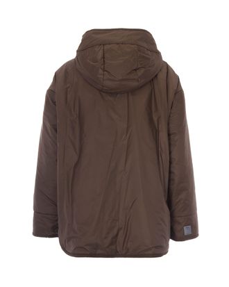Max Mara Womens Padded Jacket Cleo Taupe Polyester