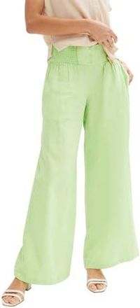 Generic Pantalon Femme Grande Taille Large en Lin Printemps et &eacute;t&eacute; d&eacute;contract&eacute; Jambe Large Coton et Lin Pantalon Ample Femmes Vetement &eacute;t&eacute;