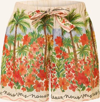 Mrs & Hugs Mrs & Hugs Leinenshorts rot