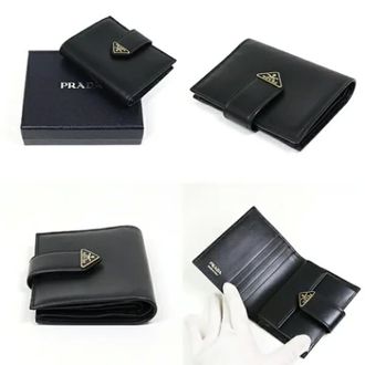 Prada Portefeuille Vintage Pre-owned - Femme - Pre-owned - Noir - Taille: ONE Size