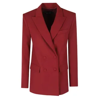Federica Tosi Femme, Vestes, Rouge, Taille: 40 FR Blazers