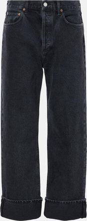 A Gold E Straight Jeans Fran Low Slung