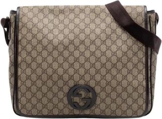 Gucci unisex, Pre-owned, Beige, Taille: ONE Size Sac Messenger Pre-owned