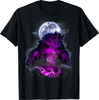 Disney Die Sch&ouml;ne und das Biest Moonrose Airbrush-Kunst-T-Shirt T-Shirt