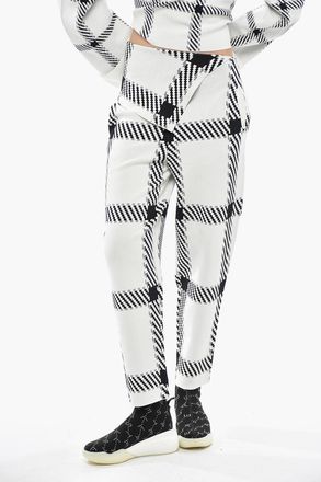 Stella McCartney Zweifarbige Lumberjack-Hose mit Umschlagbund Stella McCartney