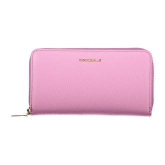 Coccinelle Femme, Accessoires, Rose, Taille: ONE Size Metallic Soft Wallet