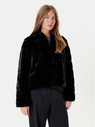 Marella Pelzmantel Emme by Marella Carpazi 2525456011 Schwarz Regular Fit