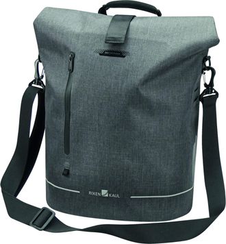KLICKfix Unisex - Erwachsene Lightpack Gepäckträgertasche, Grau, Einheitsgröße