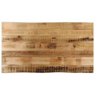 vidaXL Dessus de table bord vivant 120x60x2,5 cm bois de manguier brut vidaXL