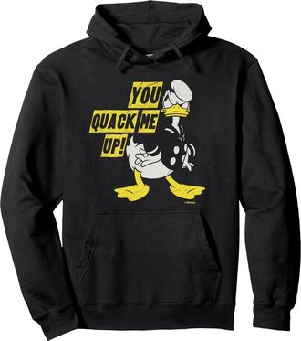 Disney Donald Duck You Quack Me Up Vintage Classics Pullover Hoodie