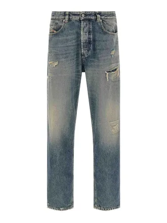 Diesel Straight Leg Jeans - Blau